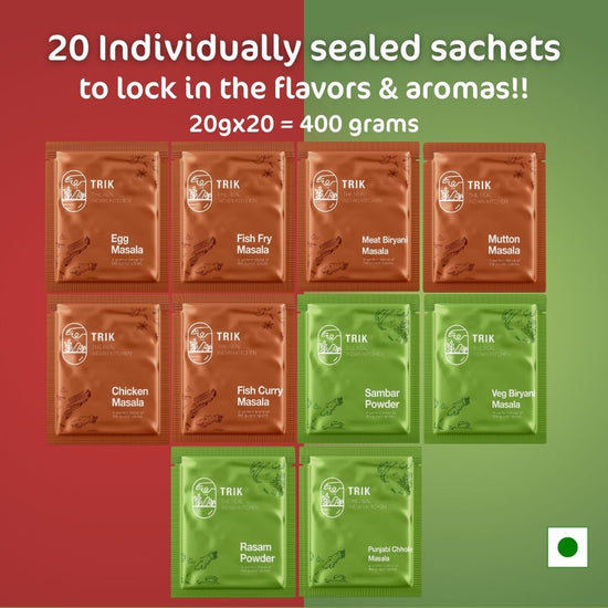 Mixed Masala Combo - Veg Masala & Non-Veg Masala Combos – The Real ...